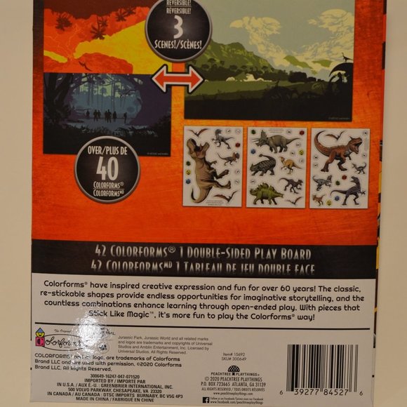 Colorforms | Toys | Colorforms Jurassic World Sticky Stories | Poshmark